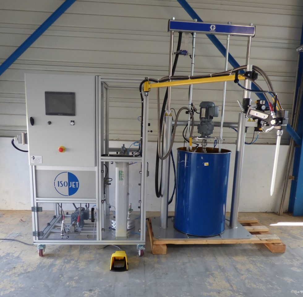Machine for bonding and sealing - ISOJET Équipements