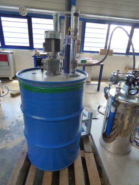 Drum pumping system - ISOJET Équipements